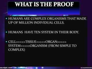 Why humans are complex organisms(1F) | PPTX | Lung and Respiratory ...