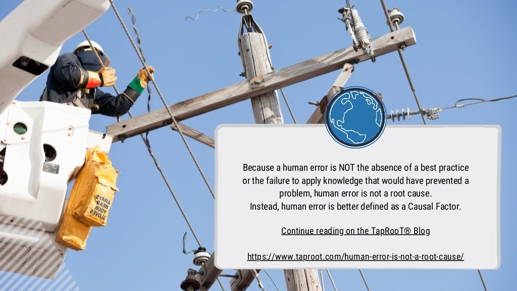 Why human error is not a root cause | PDF