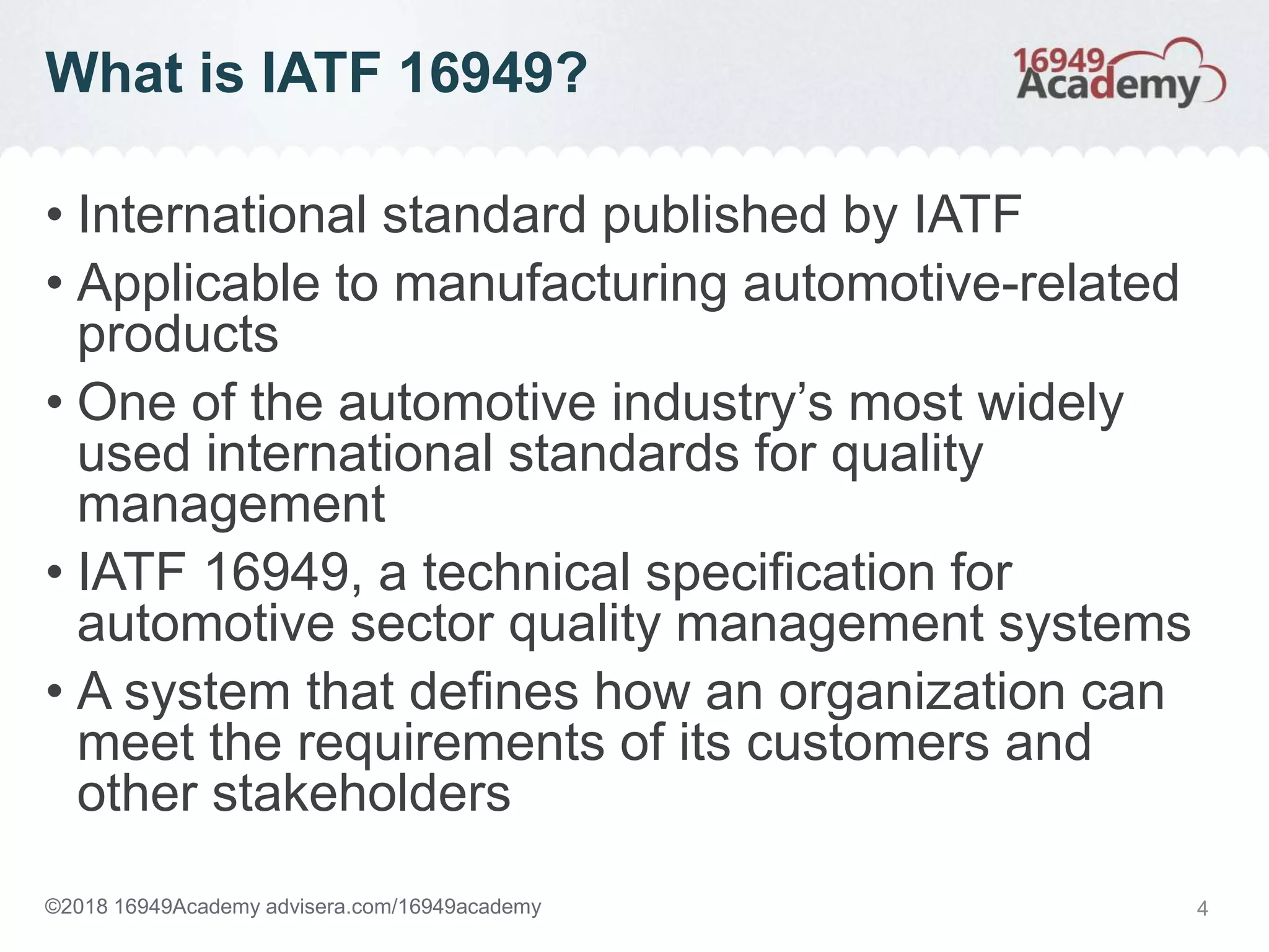 Why_IATF_16949_Awareness_Presentation_EN.pptx | Automotive Industry | Industries