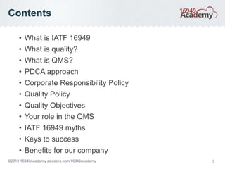 Why_IATF_16949_Awareness_Presentation_EN.pptx | Automotive Industry ...