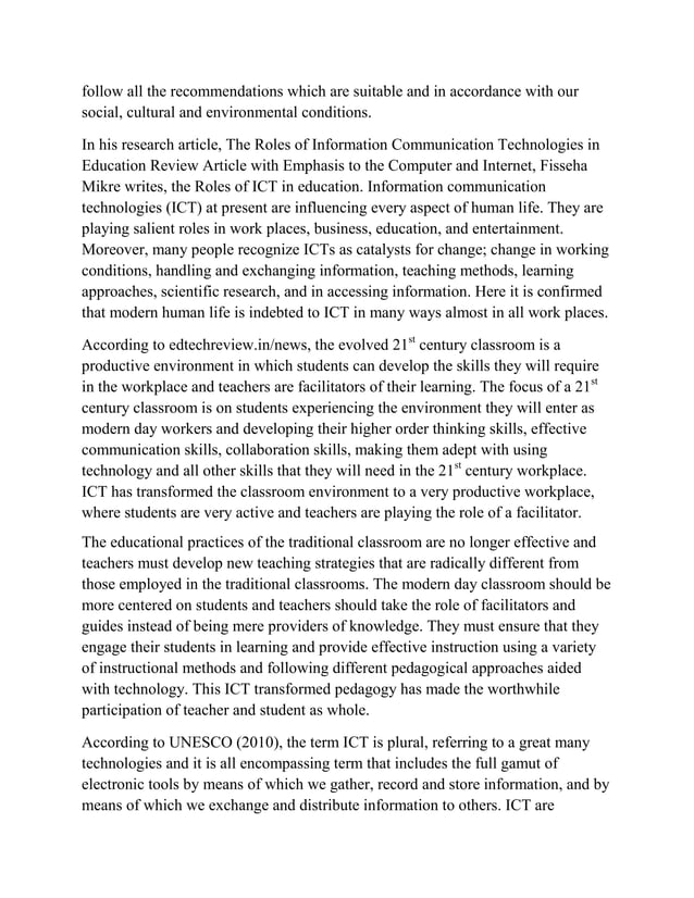 Why ict in Education in Pakistan? | PDF