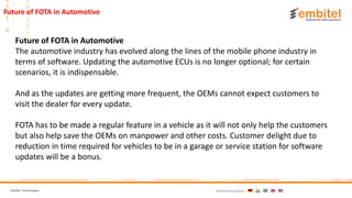 Why ignoring firmware over the-air (fota) updates in automotive ecu can ...