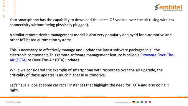 Why ignoring firmware over the-air (fota) updates in automotive ecu can ...