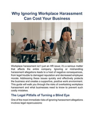 Why Ignoring Workplace Harassment Can Cost Your Business.pdf