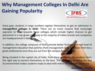 Why IIPM Delhi Is A Top Business School In Delhi | PPT