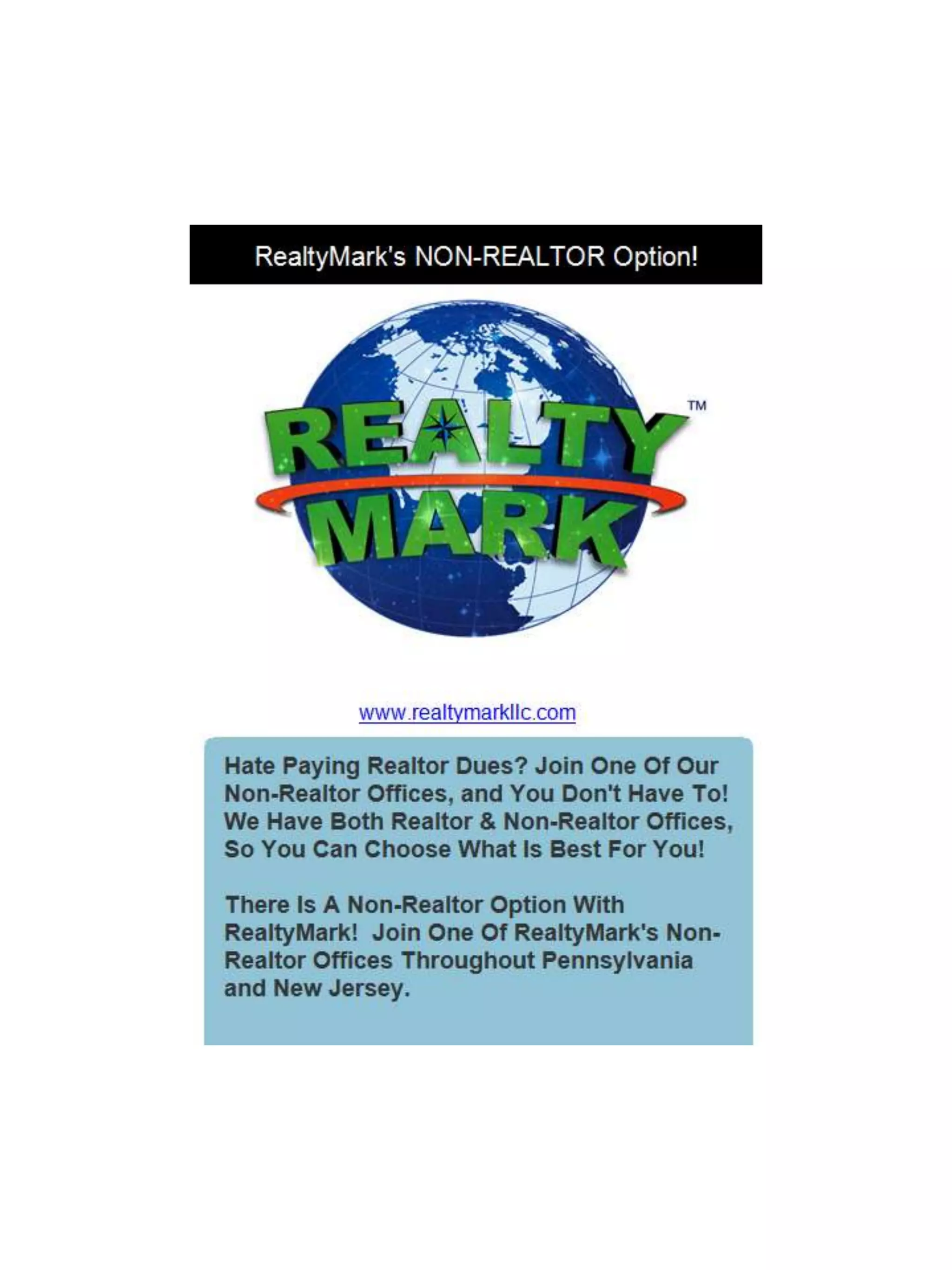 Why i joined realty mark cityscape | PPTX | Retail Property | Real Estate