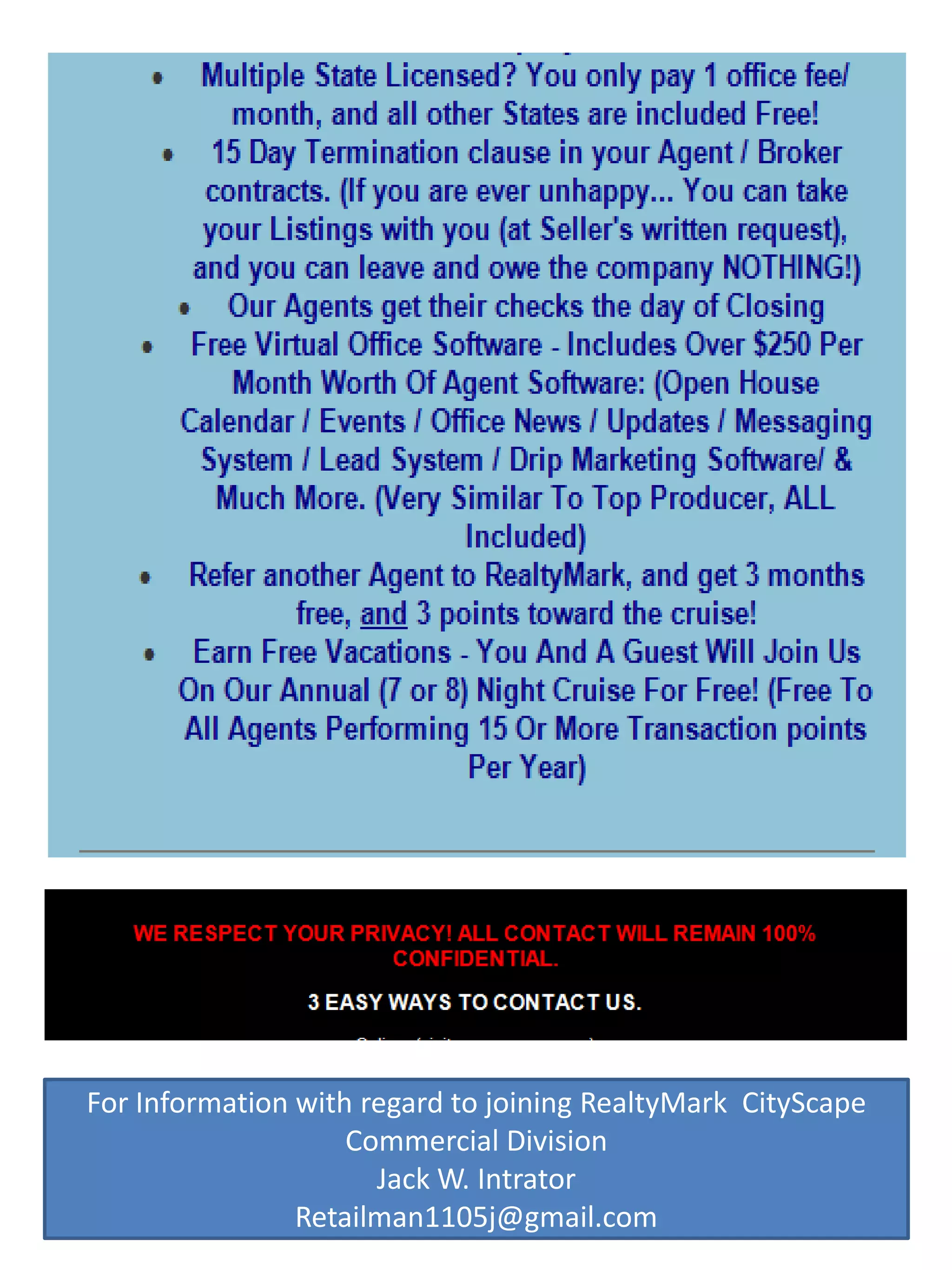 Why i joined realty mark cityscape | PPTX | Retail Property | Real Estate