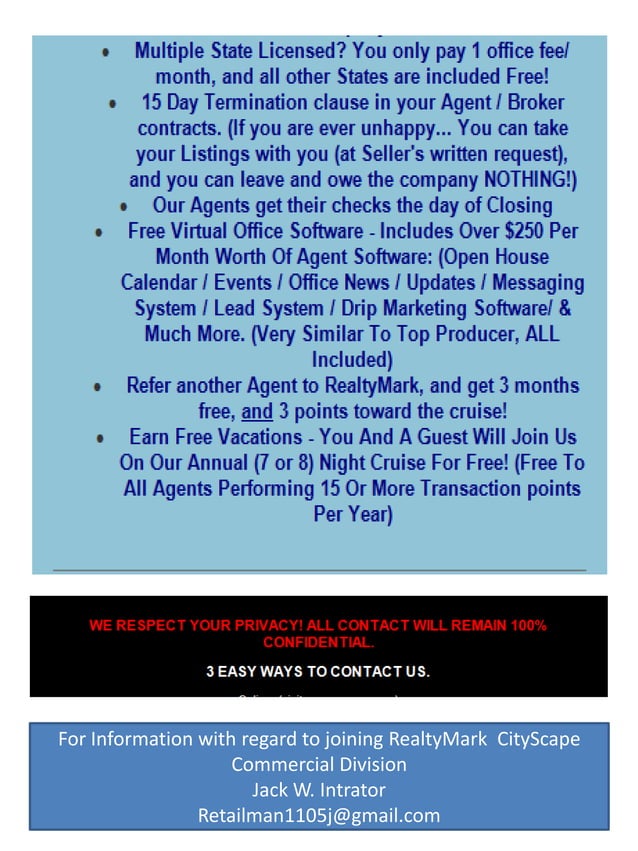 Why i joined realty mark cityscape | PPTX | Retail Property | Real Estate
