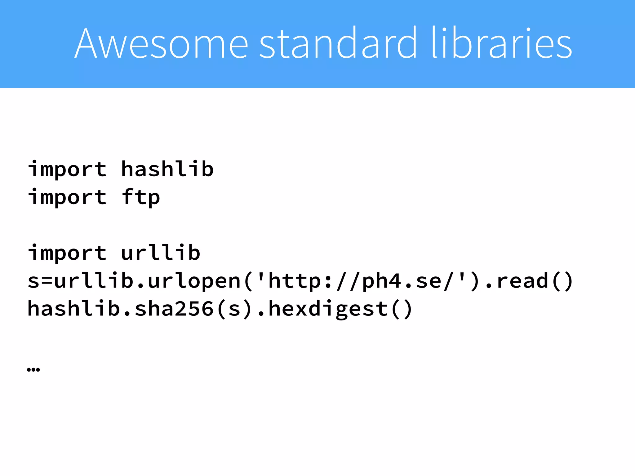 Why I love Python! | PDF