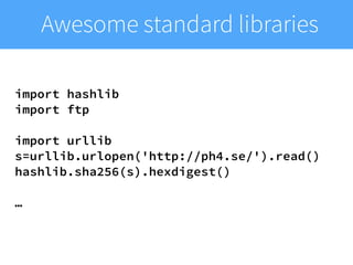 Why I love Python! | PDF