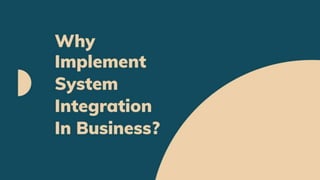 What is System Integration? | PPT