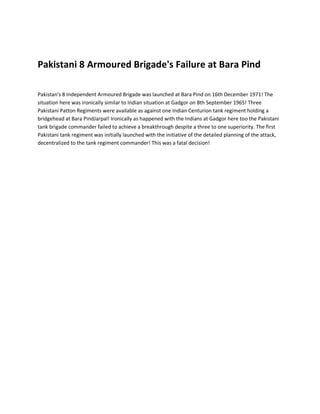Why Indian Army and Pakistan Army Failed in War | PDF