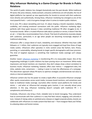 Why Influencer Marketing Is a Game-Changer for Brands in Public Relations.pdf