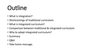 Why integrate !!! | PPTX