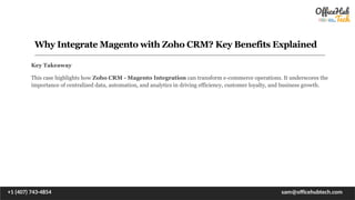 Why Integrate Magento with Zoho CRM Key Benefits Explained.pptx