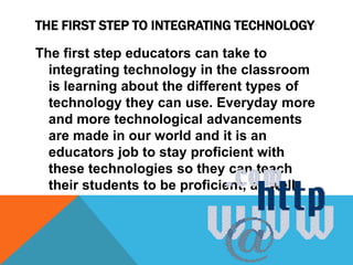 Why integrate technology in the classroom | PPT