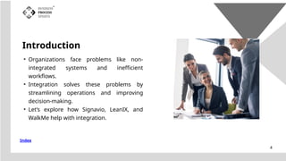 Why Integration Is Key: Lessons from Signavio, LeanIX, and WalkMe | PPTX