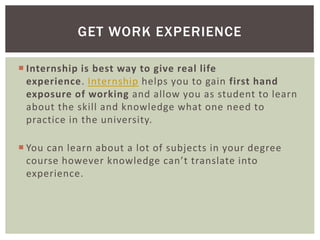Why Internship is Important | PPTX