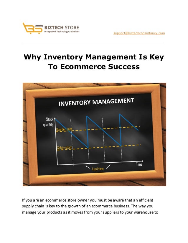 Why Inventory Management Is Key To Ecommerce Success
