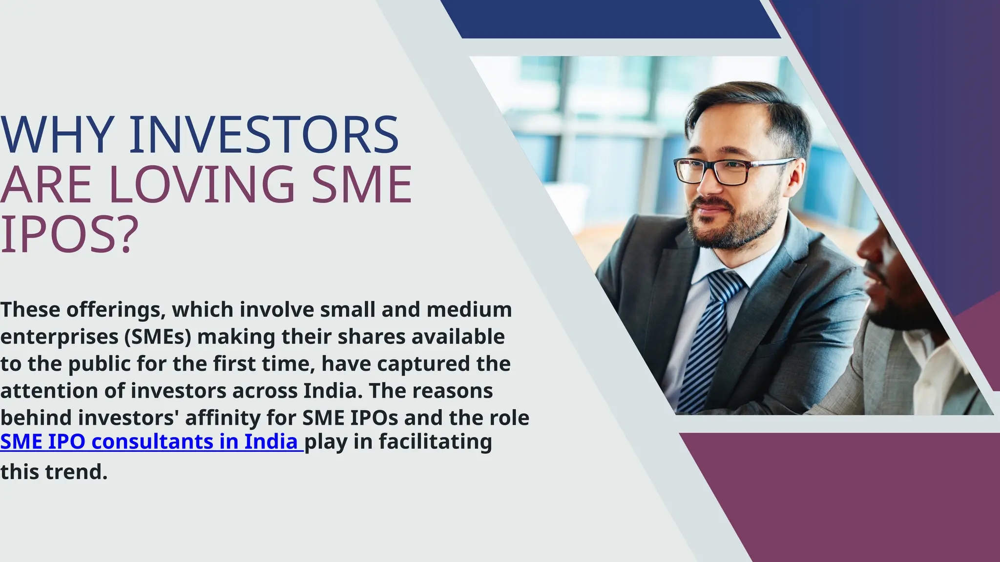 Why Investors Are Loving SME IPOs?ppt.,. | PPTX | Management Consulting Industry | Industries