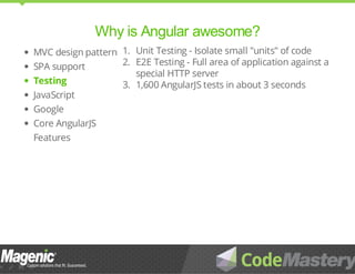AngularJS - What is it & Why is it awesome ? (with demos) | PDF