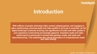 Why is Audio Video Testing Crucial, and How is it Performed on Real ...