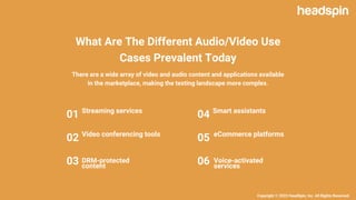 Why is Audio Video Testing Crucial, and How is it Performed on Real ...
