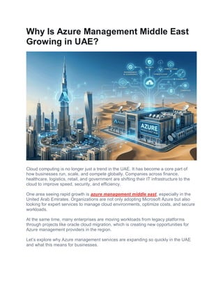 Why Is Azure Management Middle East Growing in UAE.pdf