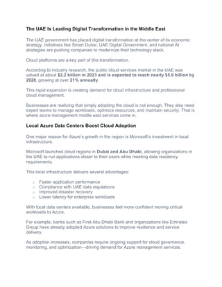 Why Is Azure Management Middle East Growing in UAE.pdf