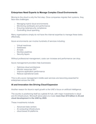 Why Is Azure Management Middle East Growing in UAE.pdf