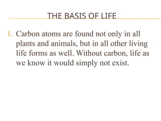 Why is Carbon Important - with recap of previous lesson and ...