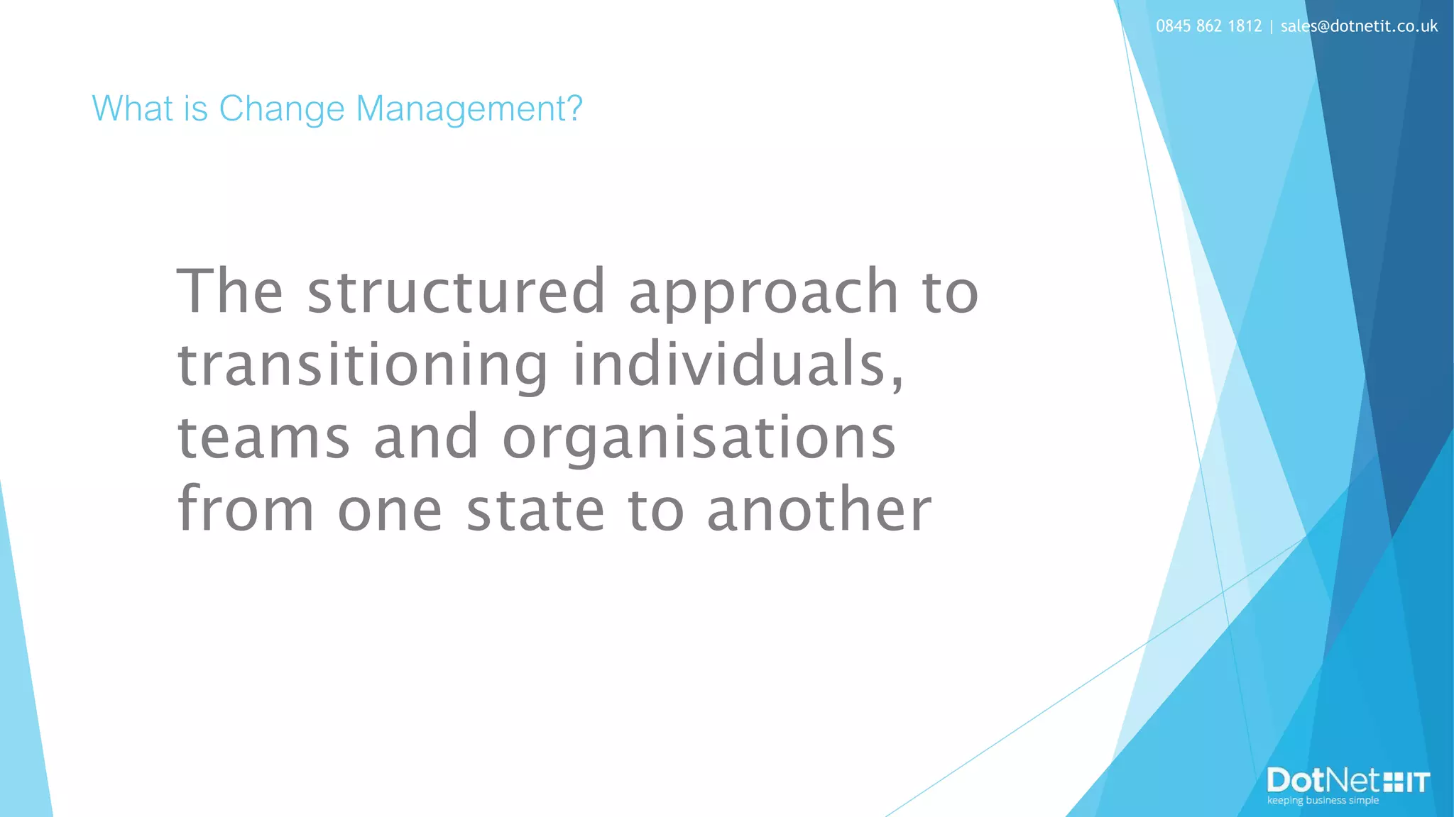 Why is change management important? | PDF