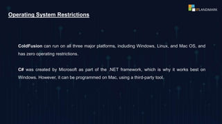 Why is cold fusion better than c# | PPT