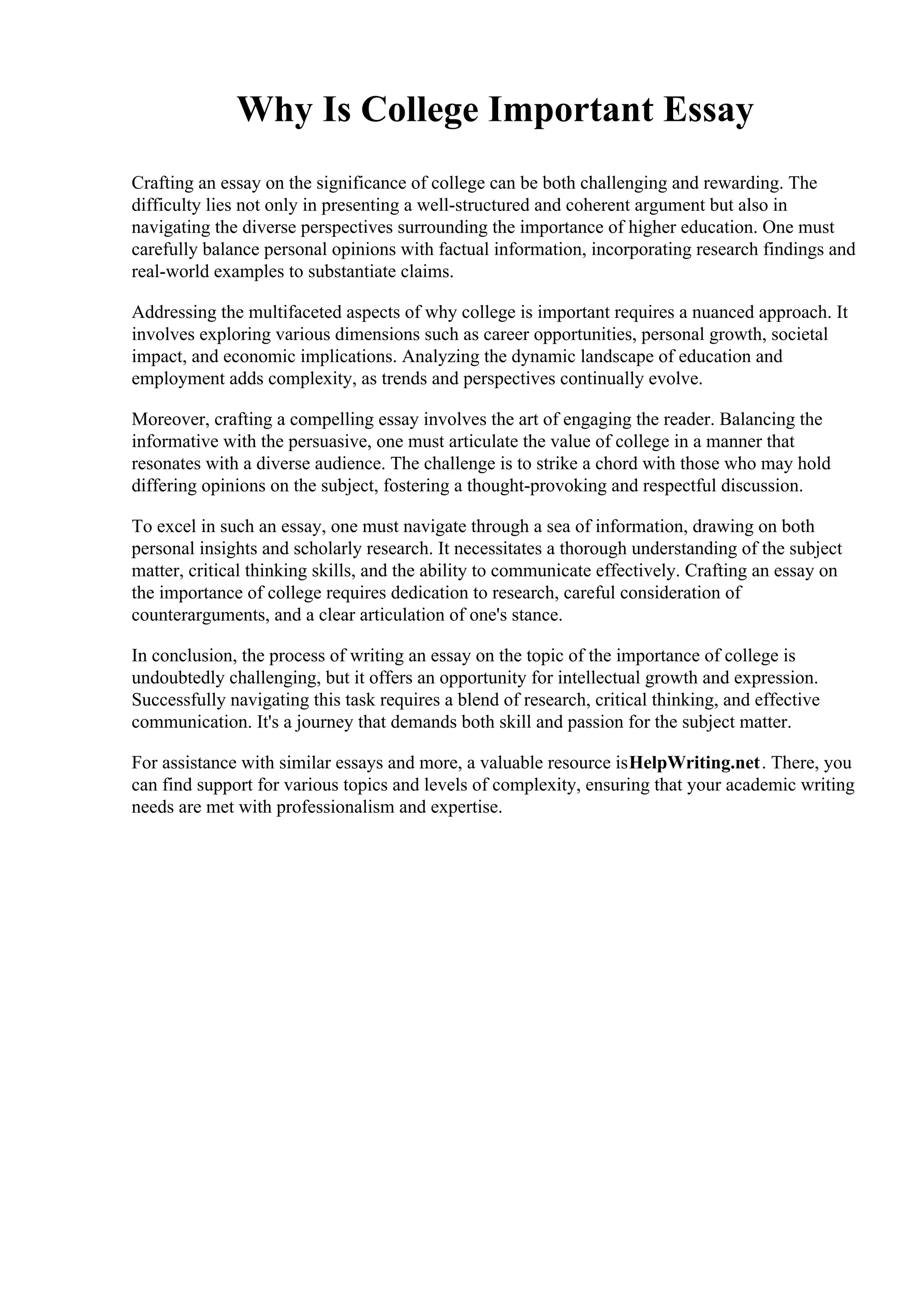 Why Is College Important Essay.pdf
