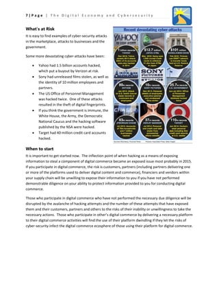 Why is cyber security a disruption in the digital economy | PDF