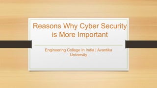Why is Cyber Security Important - Importance of Cyber Security ...
