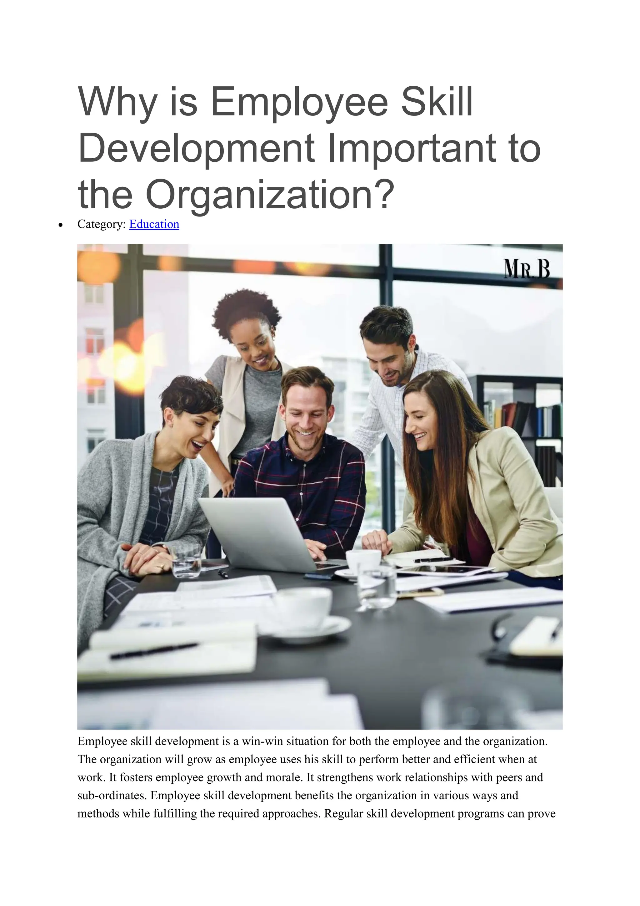 Why is Employee Skill Development Important to the Organization.pdf