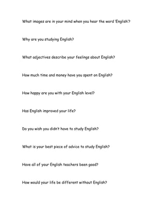 Why is english so important | DOCX