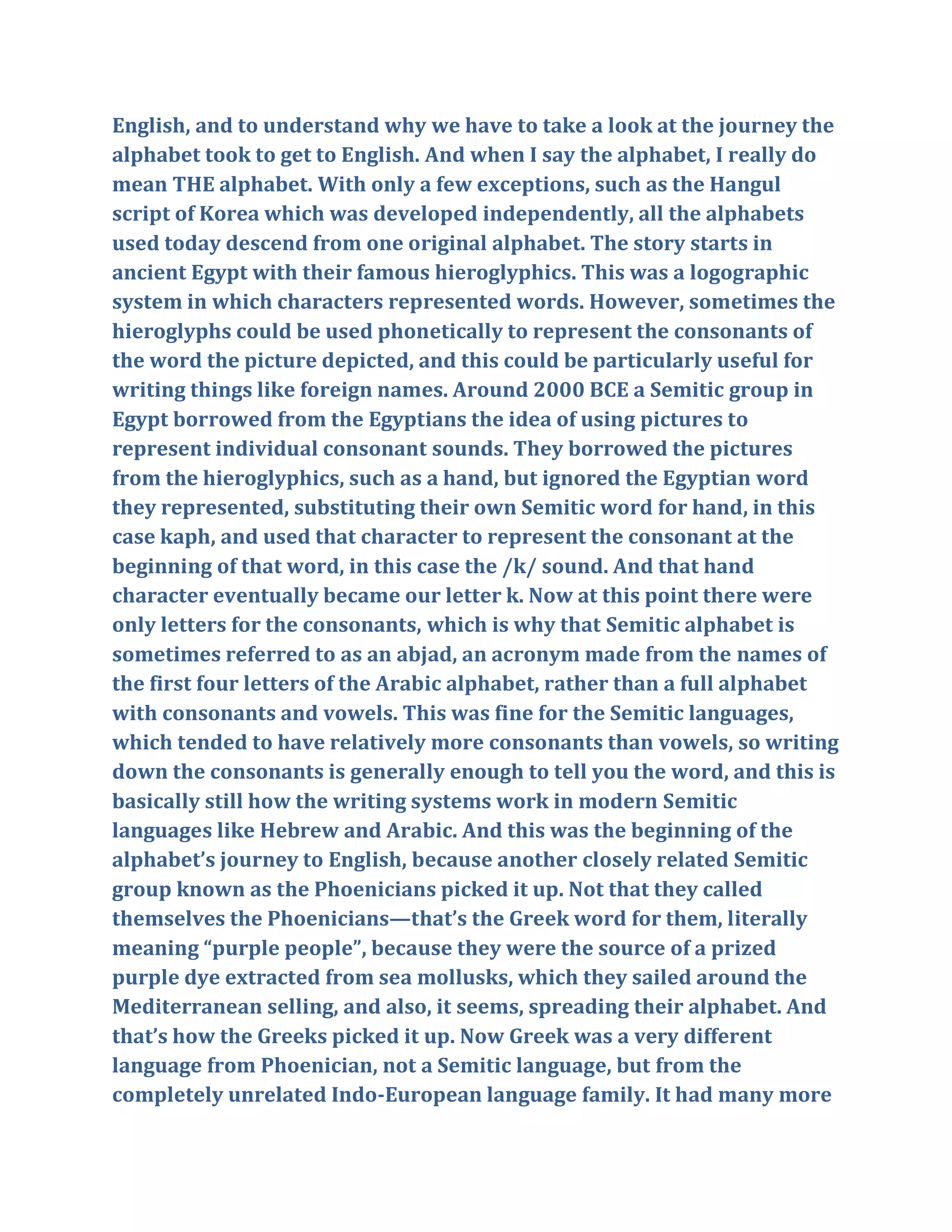 Why is english spelling so complicated | PDF