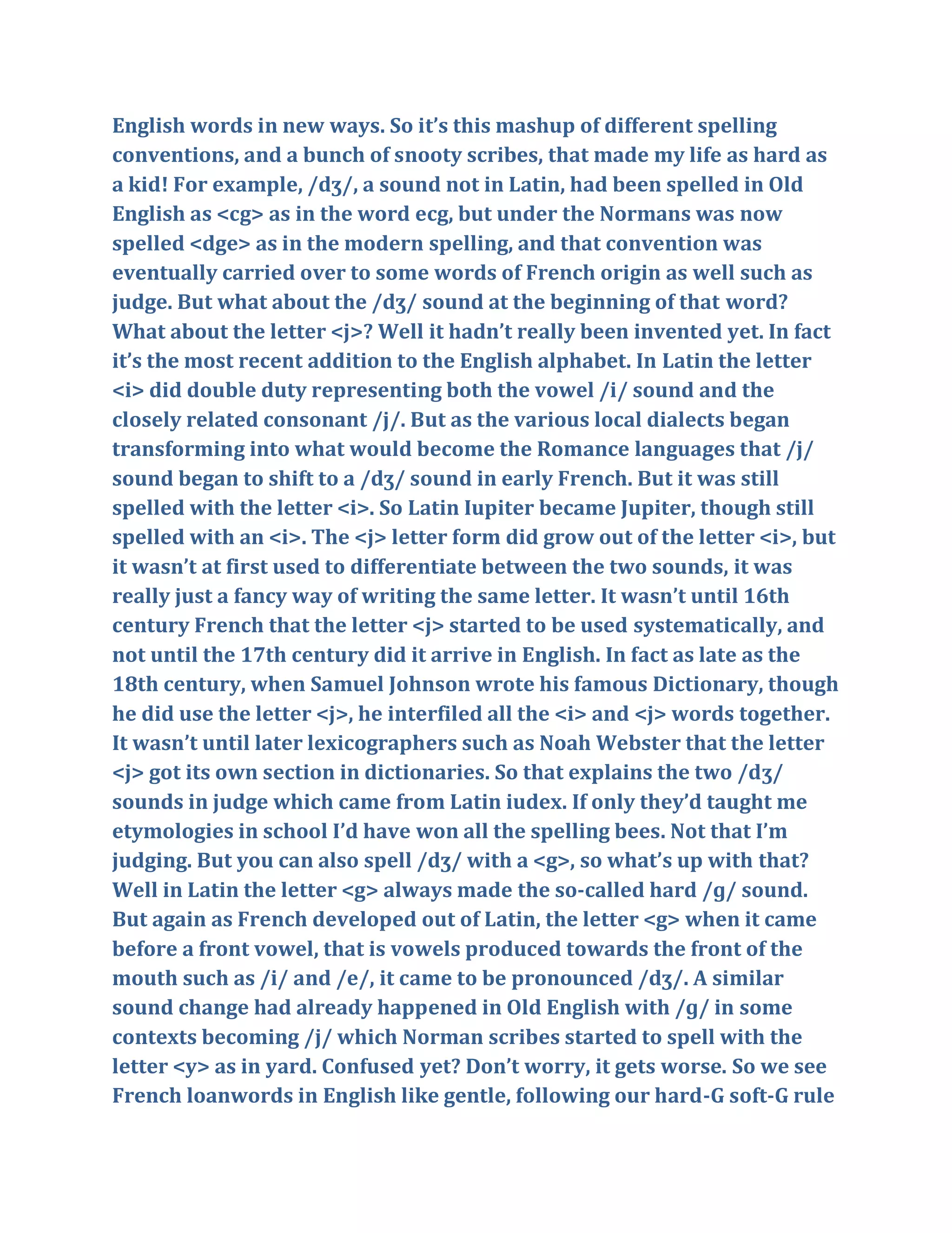 Why is english spelling so complicated | PDF