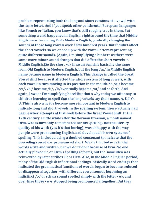 Why is english spelling so complicated | PDF