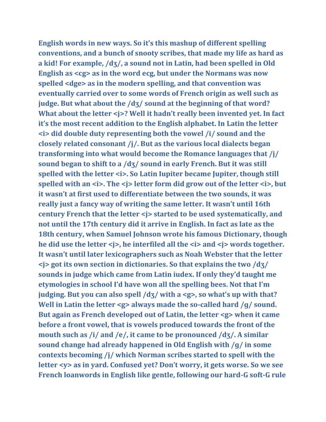 Why is english spelling so complicated | PDF