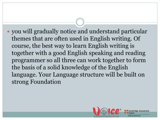 Why is english writing important | PPTX
