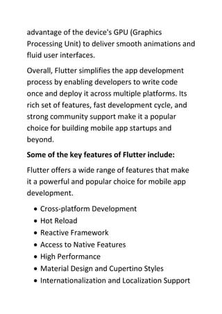 Why Is Flutter The Ultimate Choice For Your Mobile App Startup.pdf