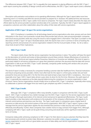 SOC 2 Type 1 Vs. Type 2: Do You Really Need It? This Will Help You ...