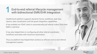 Why Is HealthViewX The Next-Generation Software In Patient Referral Management | PPT