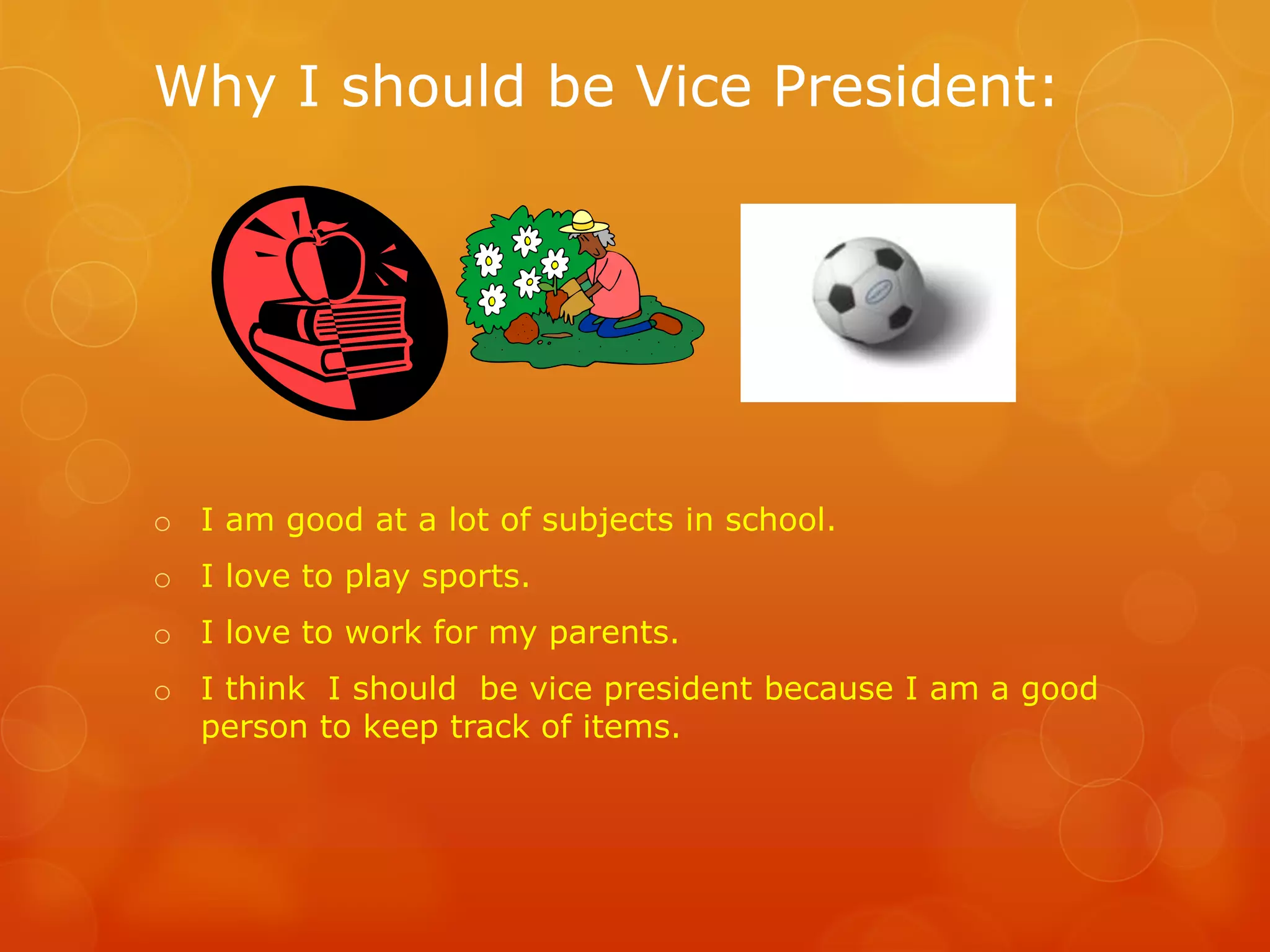 Why i should become vice president | PPTX