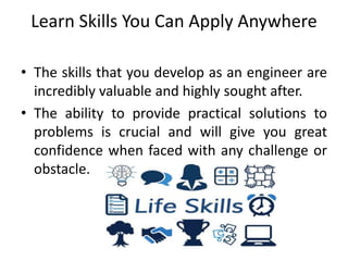 Why i should choose engineering | PPTX