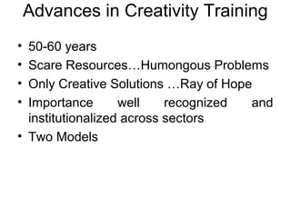 Roots of Human Creativity | PPT