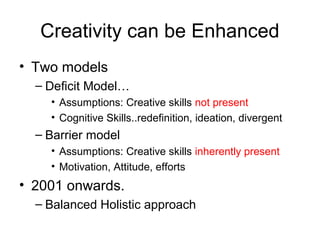 Roots of Human Creativity | PPT